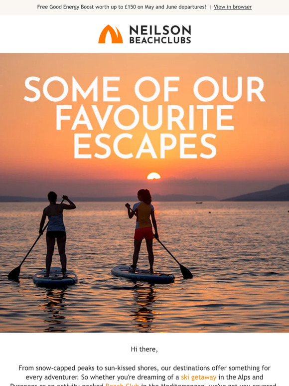 Neilson: Unwind and explore with our favourite escapes 🌞 | Milled