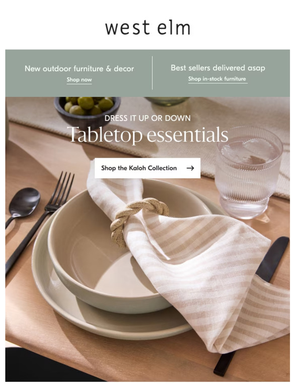 West Elm: Essentials for your tabletop | Milled