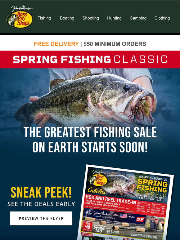 Bass Pro Shops: The Countdown To The Spring Fishing Classic Is On! | Milled