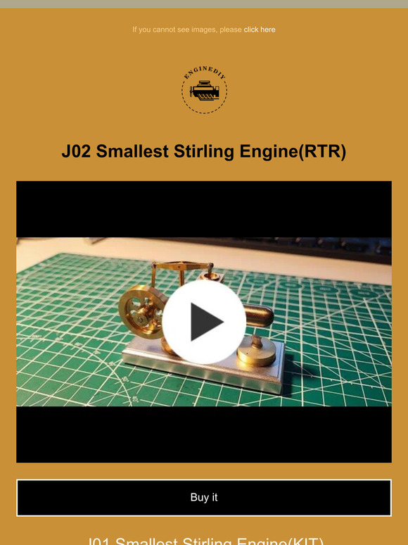 Enginediy: How This Minimal Stirling Engine Work | Milled