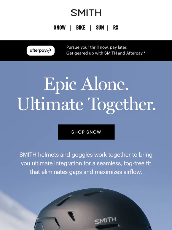 Smith Optics: Ultimate integration: Ultimate experience | Milled