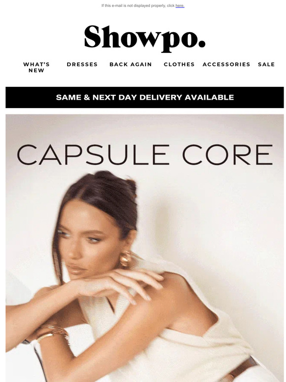 SHOWPO: TRENDING NOW: CAPSULE CORE | Milled