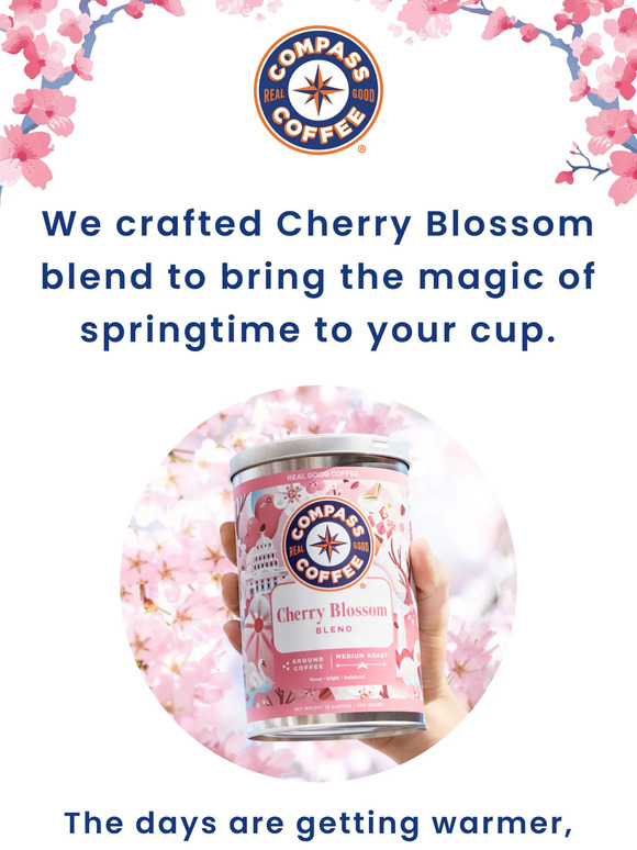 Compass Coffee: Cherry Blossom brings the magic of springtime to your ...