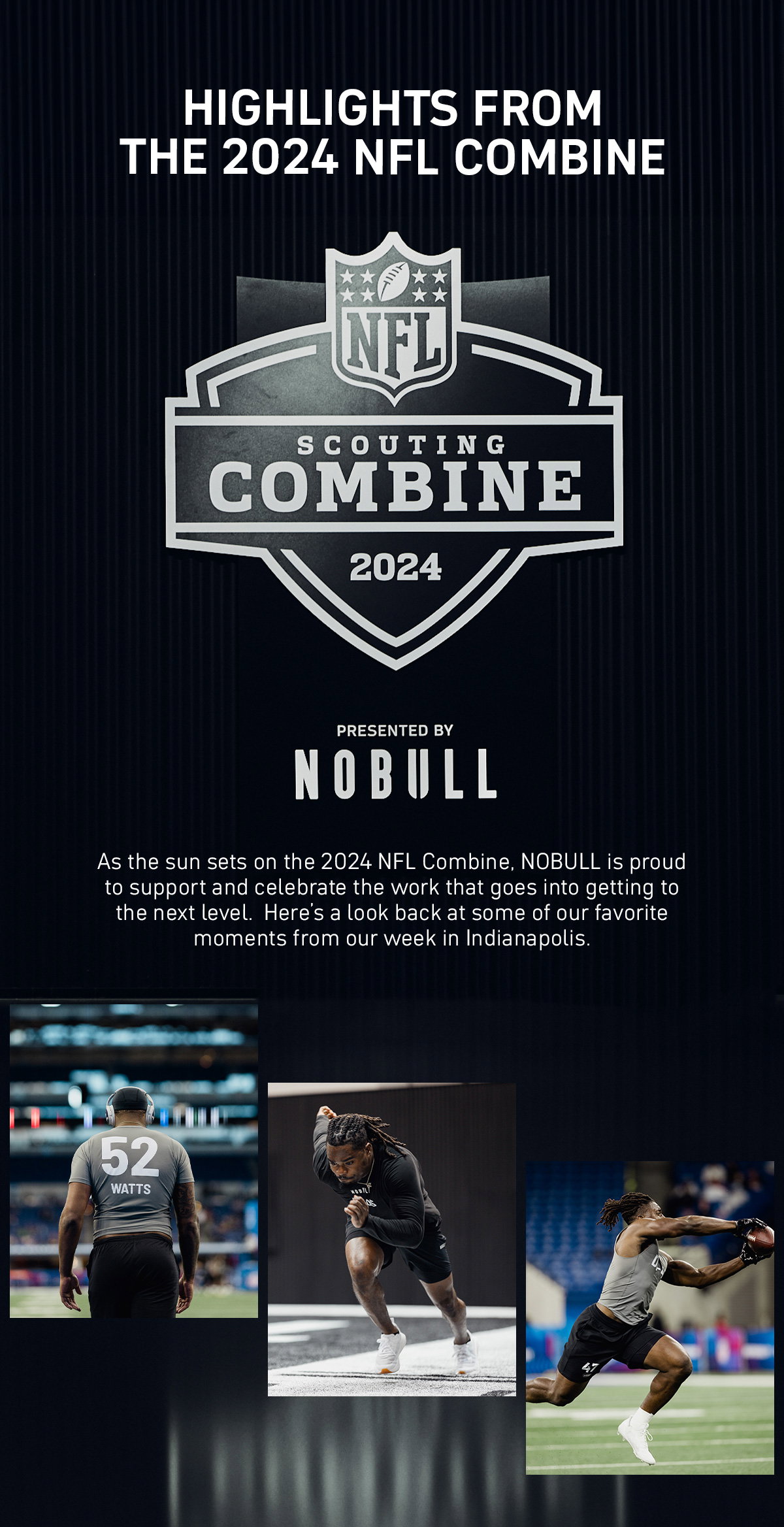 NOBULL: “This is what we trained for." Highlights from the 2024 NFL ...
