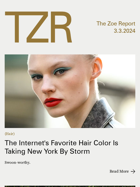 The Zoe Report: The Internet's Favorite Hair Color Is Taking New York ...