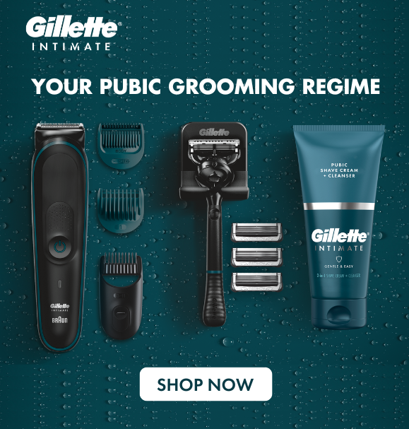 Gillette 😎 Smoothest Pubic Trim And Shave Ever 😎 Milled
