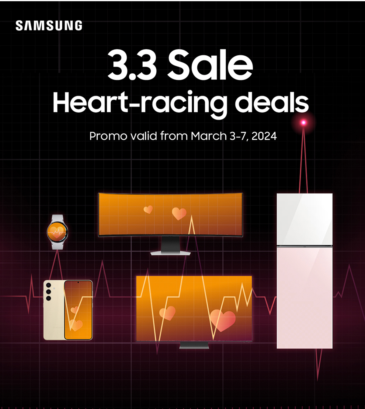 Samsung: ️ Get your heart racing on exclusive deals up to 50% off! | Milled
