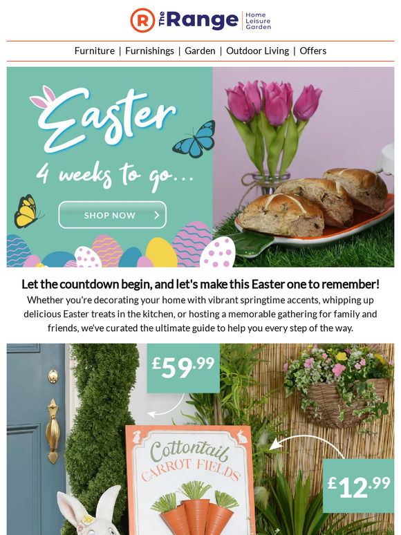 The Range: 🐰 Let the countdown begin, and let's make this Easter one to ...