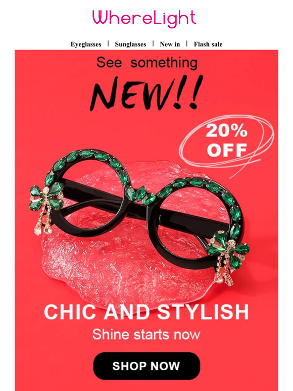 Wherelight 😘💃kick Off March With New Frames 20off⚡⚡ Milled