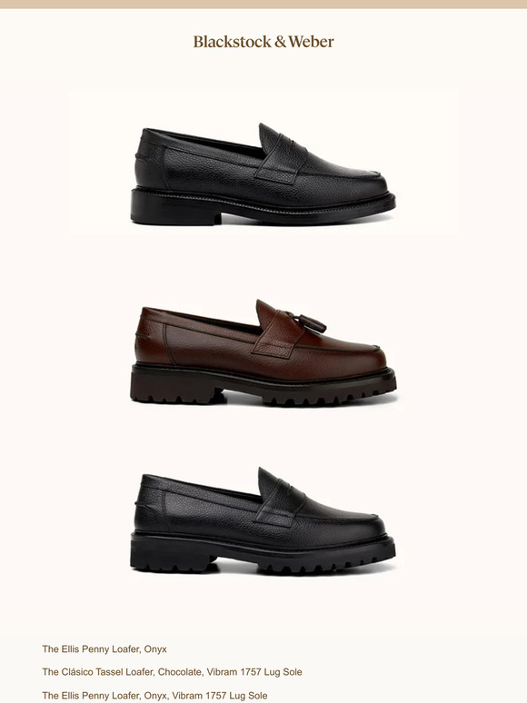 Blackstock & Weber: The Ellis Penny Loafer, Onyx is Back in Stock | Milled