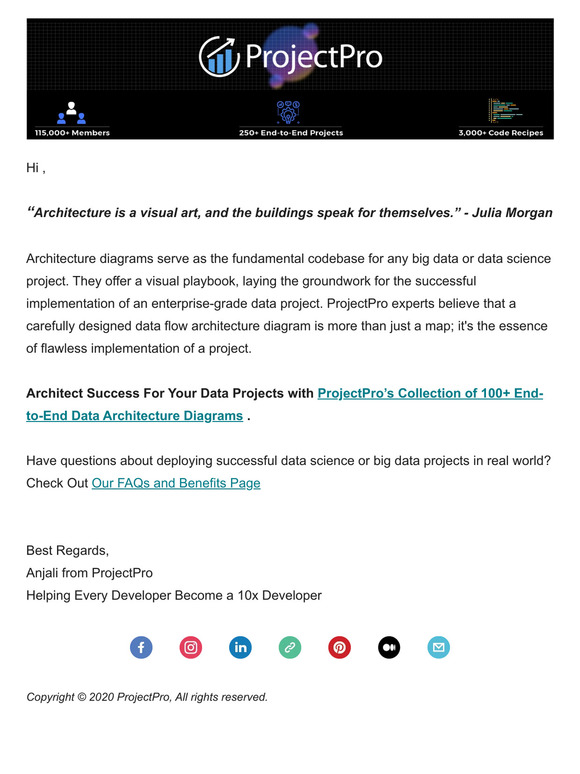 ProjectPro: Access 100+ Data Architecture Diagrams for your Projects! | Milled