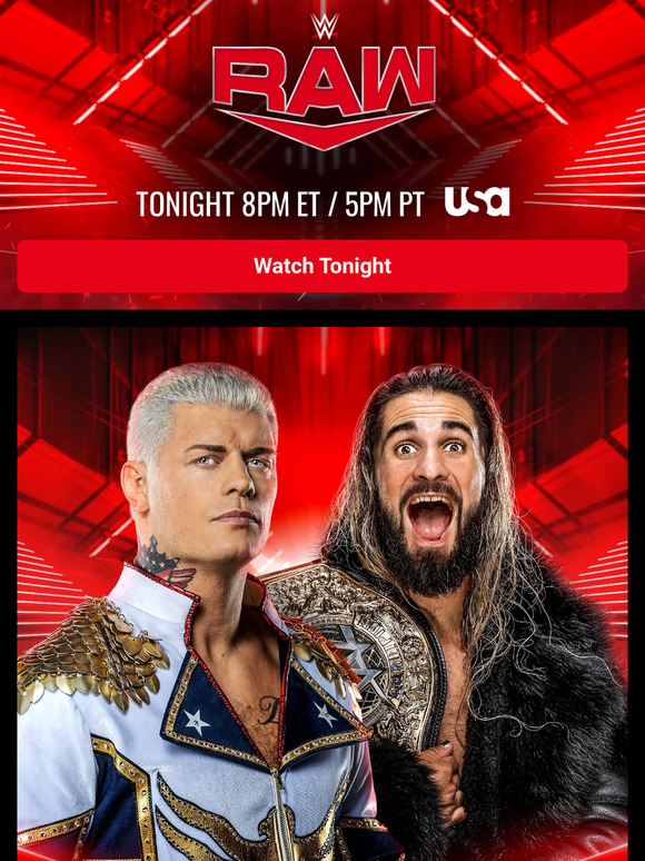 WWE Shop: Cody Rhodes and Seth "Freakin" Rollins kick off Monday Night ...