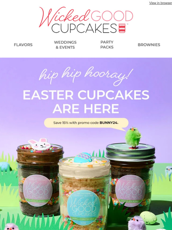Wicked Good Cupcakes: Hip hip hooray! Easter cupcakes are here! | Milled