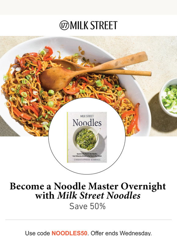 Milk Street Kitchen: Become a Noodle Master Overnight | Milled