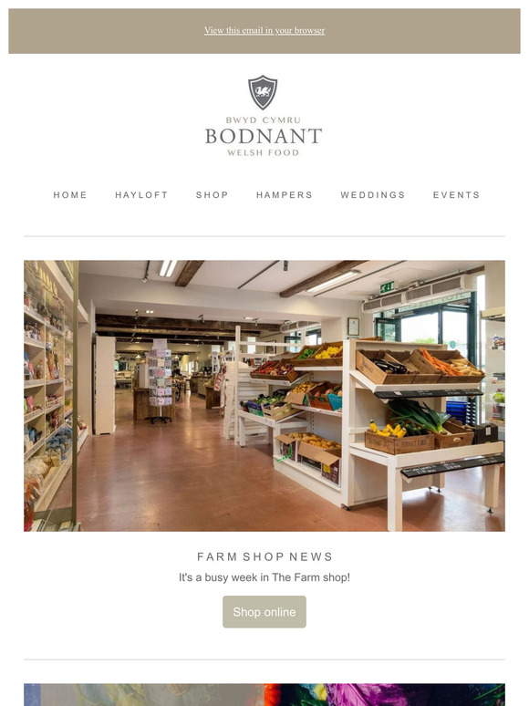 Bodnant Welsh Food Centre: This week in The Farm Shop | Milled