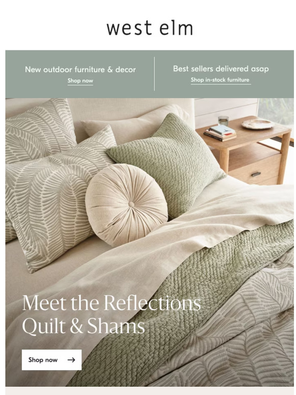 West Elm: The lightweight layer your bed needs | Milled
