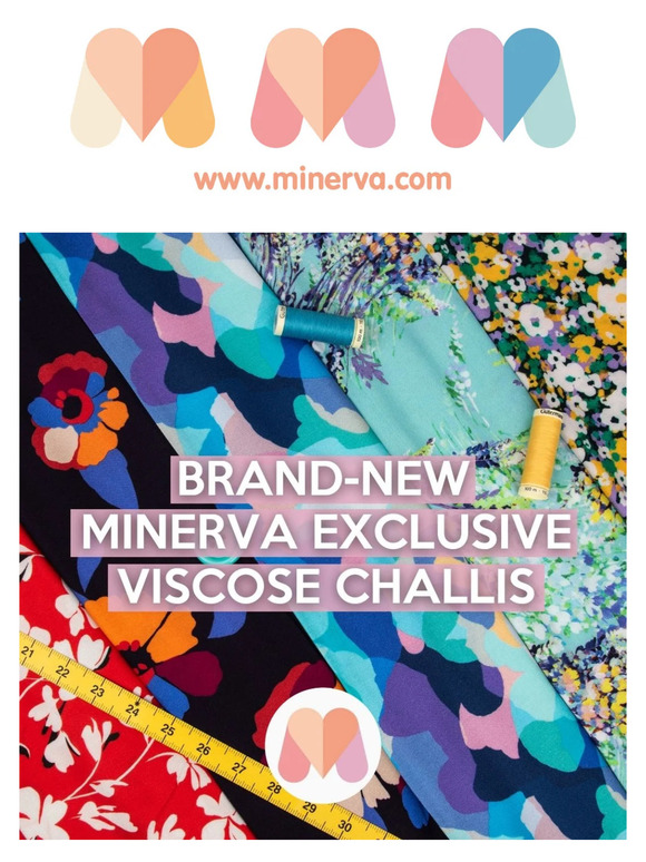 Minerva: All new Viscose Challis designs for spring! | Milled