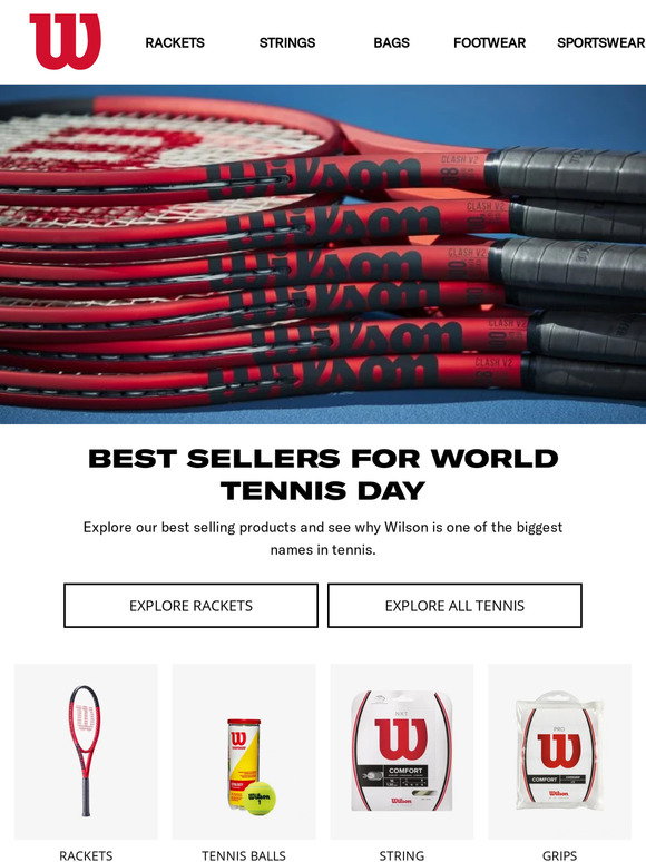 Wilson: WORLD TENNIS DAY: Get out and play! | Milled