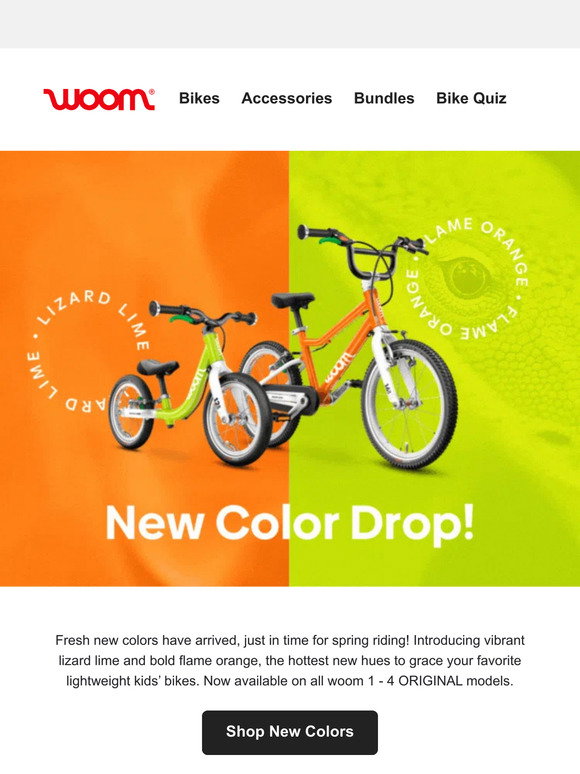 Woom Bikes: JUST LAUNCHED: New Colors! 🤩 | Milled