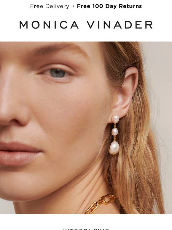 Monica Vinader: Two words: NEW pearls | Milled