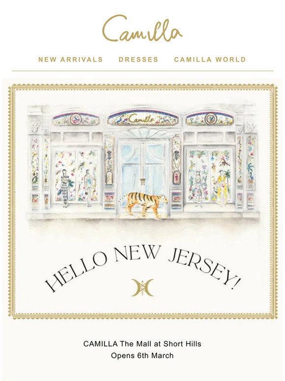 Camilla Australia: CAMILLA The Mall at Short Hills Opens Tomorrow | Milled