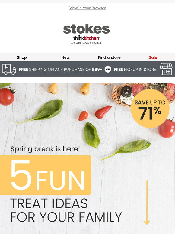 Stokes: 5 fun treat ideas for Spring Break | Milled