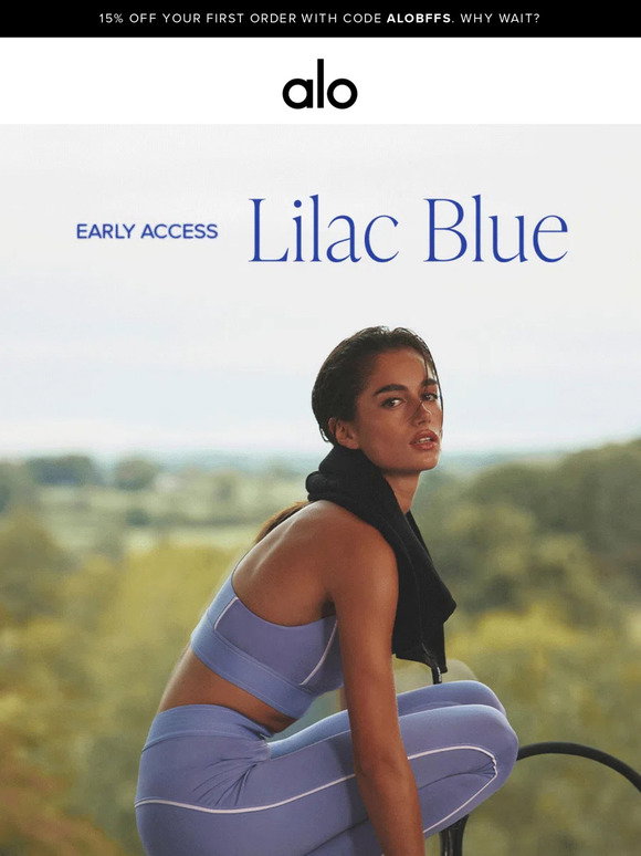 Alo Yoga: EARLY ACCESS: Lilac Blue | Milled