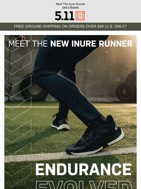 5.11 Tactical: INTRODUCING: The Inure Runner 👟 | Milled