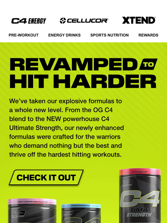 Nutrabolt: New-and-Improved C4 Lineup | Milled