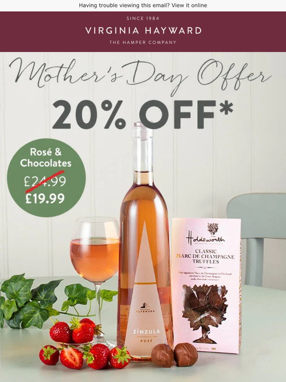 Virginia Hayward: Mother's Day exclusive offer | Milled
