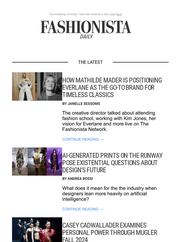 Fashionista: How Mathilde Mader is Positioning Everlane as the Go-To ...
