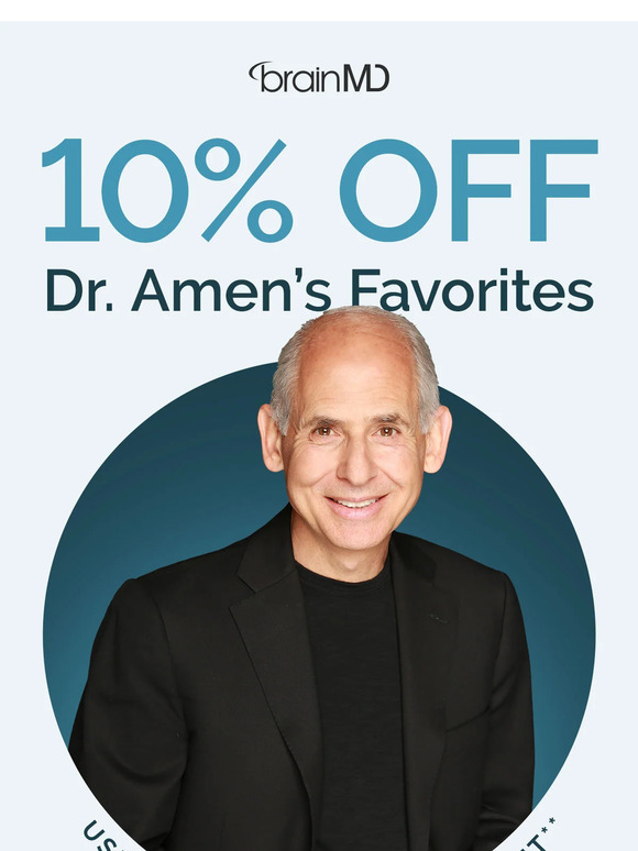 BrainMD: 10% Off Dr. Amen’s Favorites | Milled