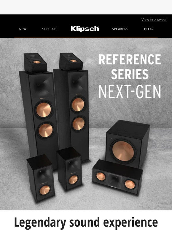 Klipsch: Reference Series Next-Gen Speakers: Bigger Definitely Means ...