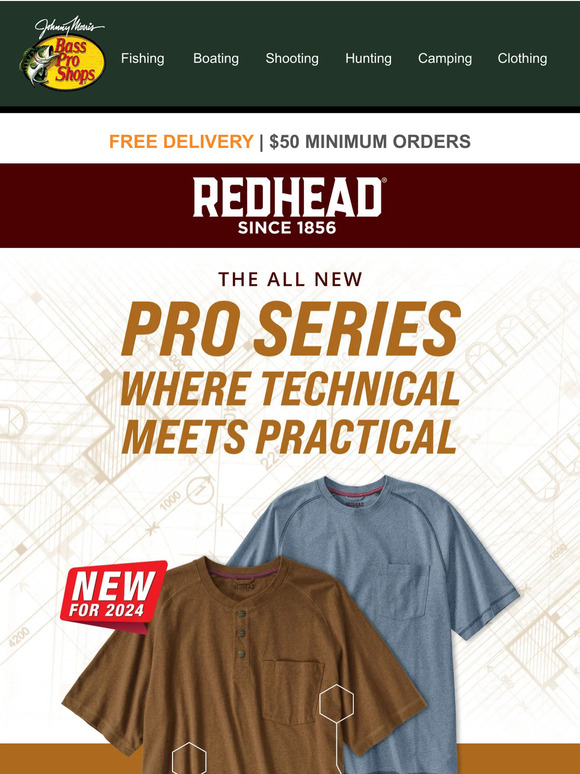 Bass Pro Shops: Introducing New RedHead Pro Series | Milled