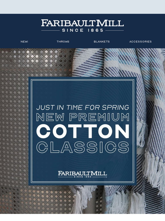 Faribault Woolen Mill: NEWNESS ALERT! Our Classic Designs Now Available ...
