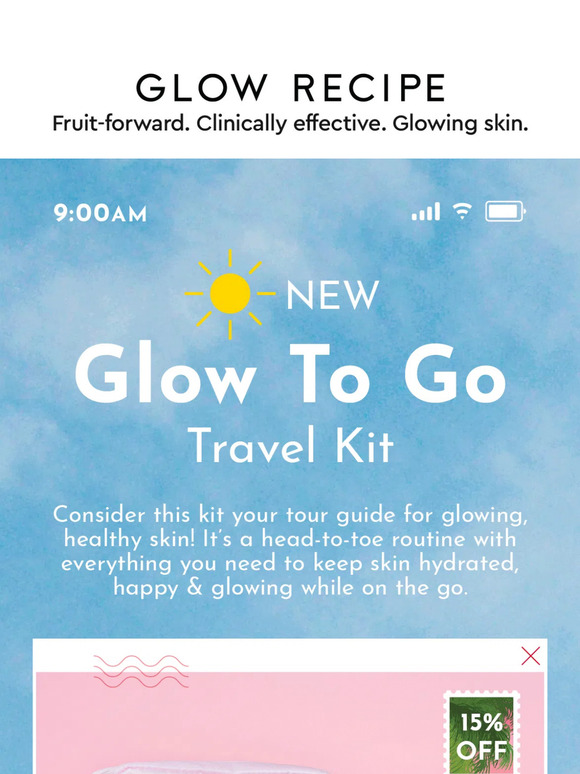 Glow Recipe: Our best-selling travel kit: revamped | Milled