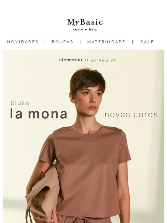 MyBasic: Blusa La Mona, novas cores | Milled