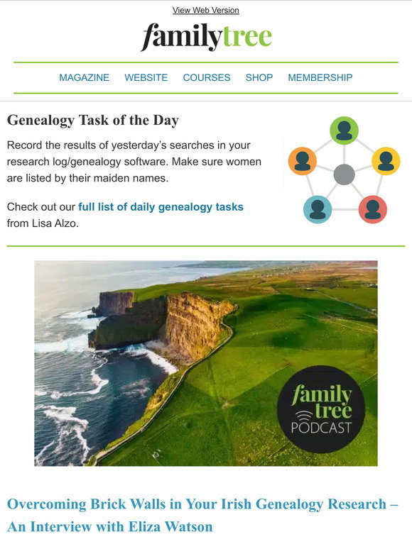 Family Tree Magazine: Overcoming Brick Walls in Your Irish Genealogy ...