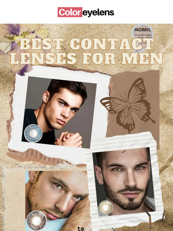 Coloreyelens: Best contact lenses for men | Milled