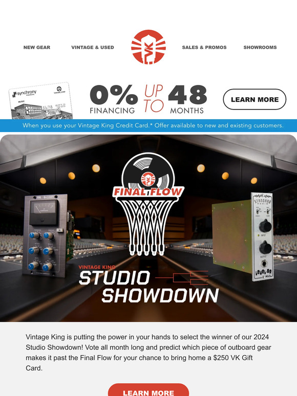 Vintage King Audio: Vintage King's Studio Showdown | Milled