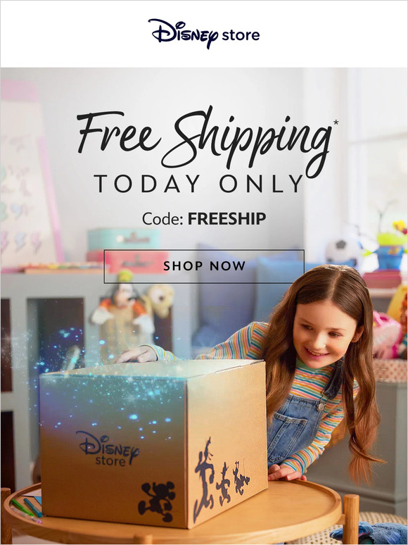 Disney Store: Today only, Free Shipping! | Milled