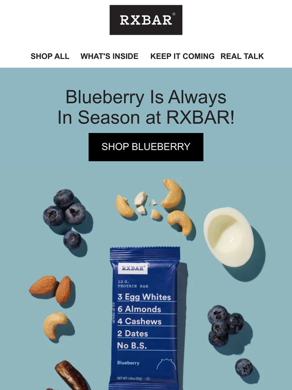 RXBAR: Blueberry Is Always In Season! | Milled