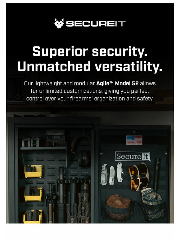 SecureIt Gun Storage: Storage Without Compromise | Milled