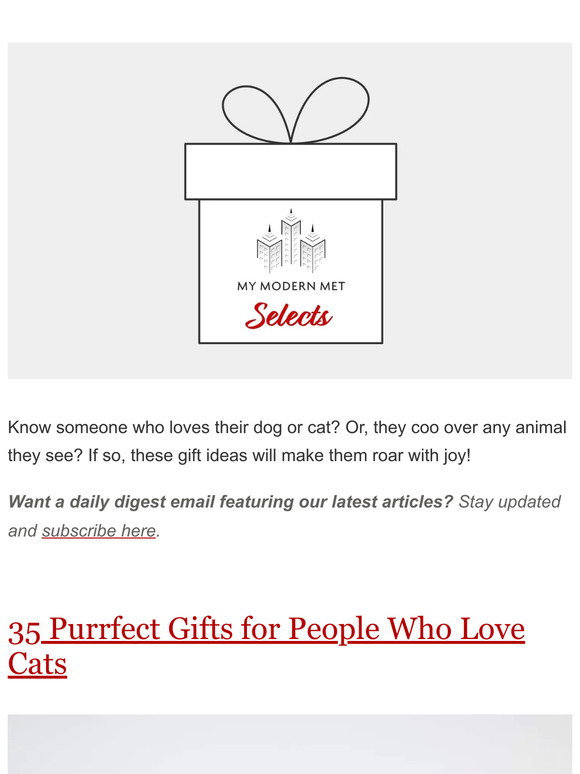 My Modern Met: Pawfect gifts for the animal lover in your life 🐾 | Milled