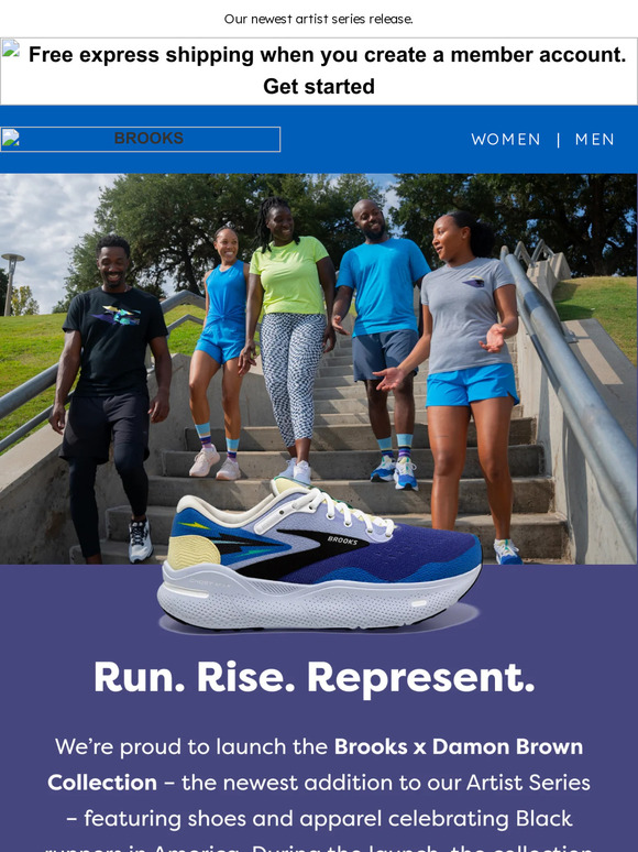 Brooks Running: Introducing: Brooks x Damon Brown Collection | Milled