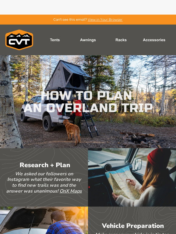 Cascadia Vehicle Tents: How to Plan an Overland Trip | Milled