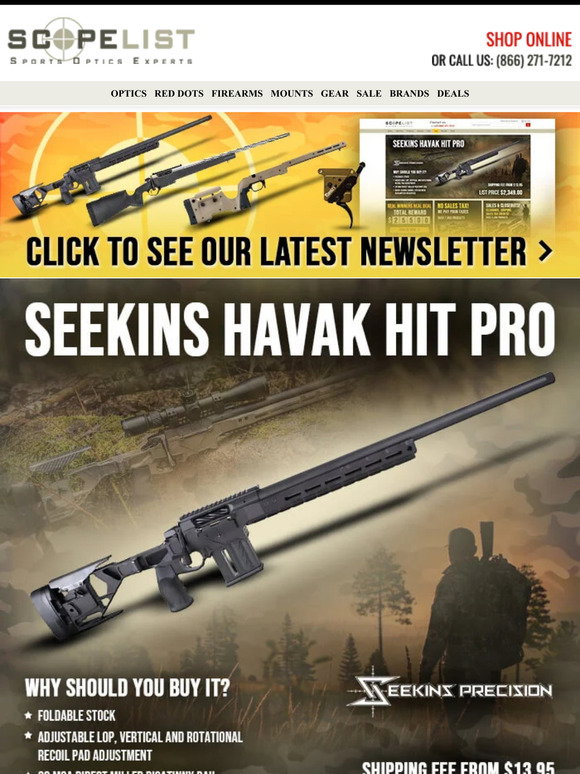 Scopelist: Shop Seekins HIT Pro Rifles & Upgrades from MDT, AI, GRS ...