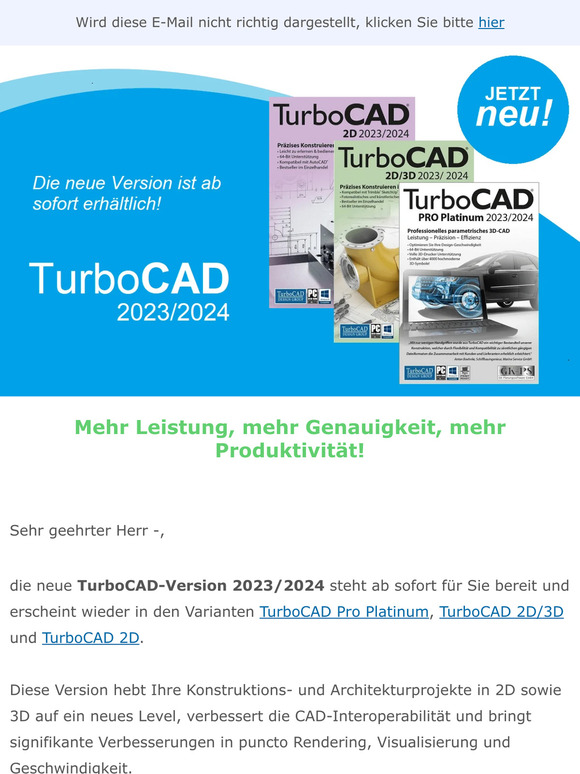 TurboCAD: NEU: TurboCAD 2023/2024 – Entdecken Sie jetzt die neue ...