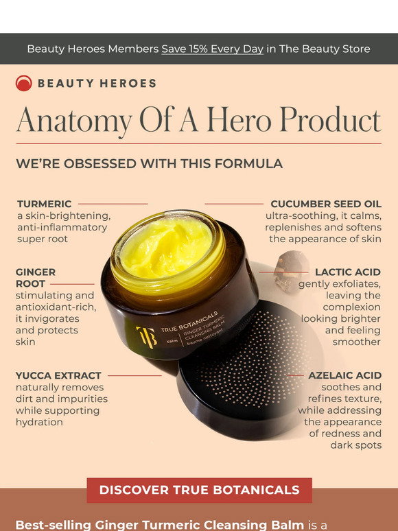 Beauty Heroes: Anatomy Of A Hero: Ginger Turmeric Cleansing Balm | Milled