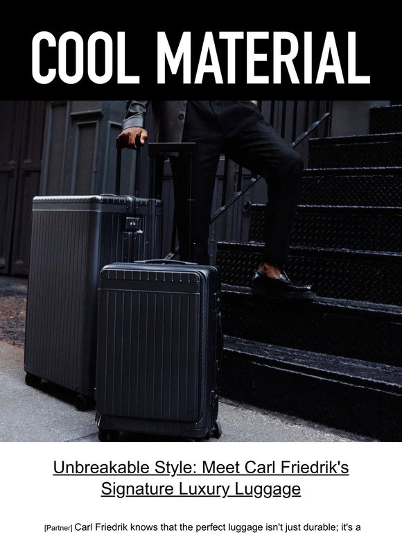 Cool Material: Unbreakable Style: Meet Carl Friedrik's Signature Luxury ...